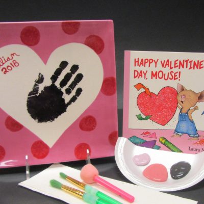 Paint Me A Story - Happy Valentines Day Mouse - Burst of Butterflies