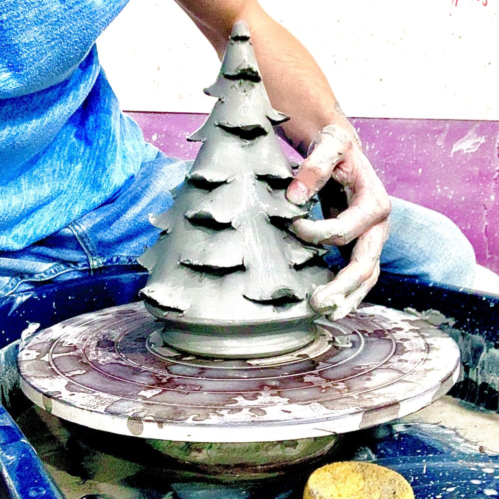 Throwing Trees - Clay Wheel Throwing - Burst of Butterflies