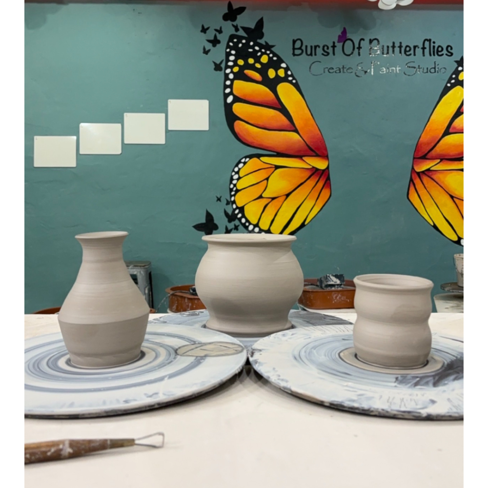 Clay Hand-Building - Burst Of Butterflies Create & Paint Studio ...