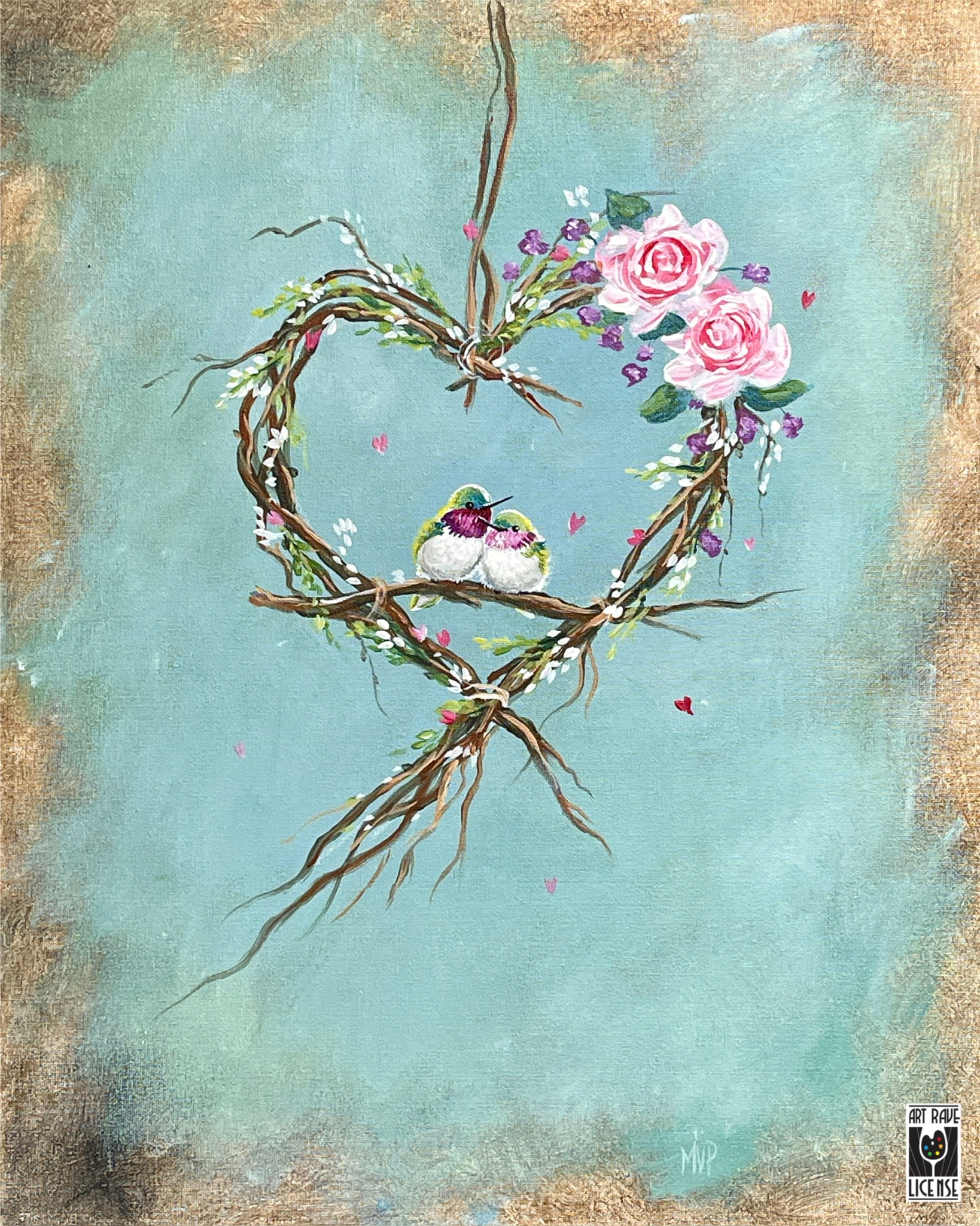 Hummingbird Heart Throb - Canvas Class - Burst Of Butterflies Create ...